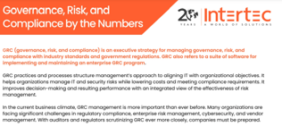 Infographic: Governance Risk & Compliance by the Numbers